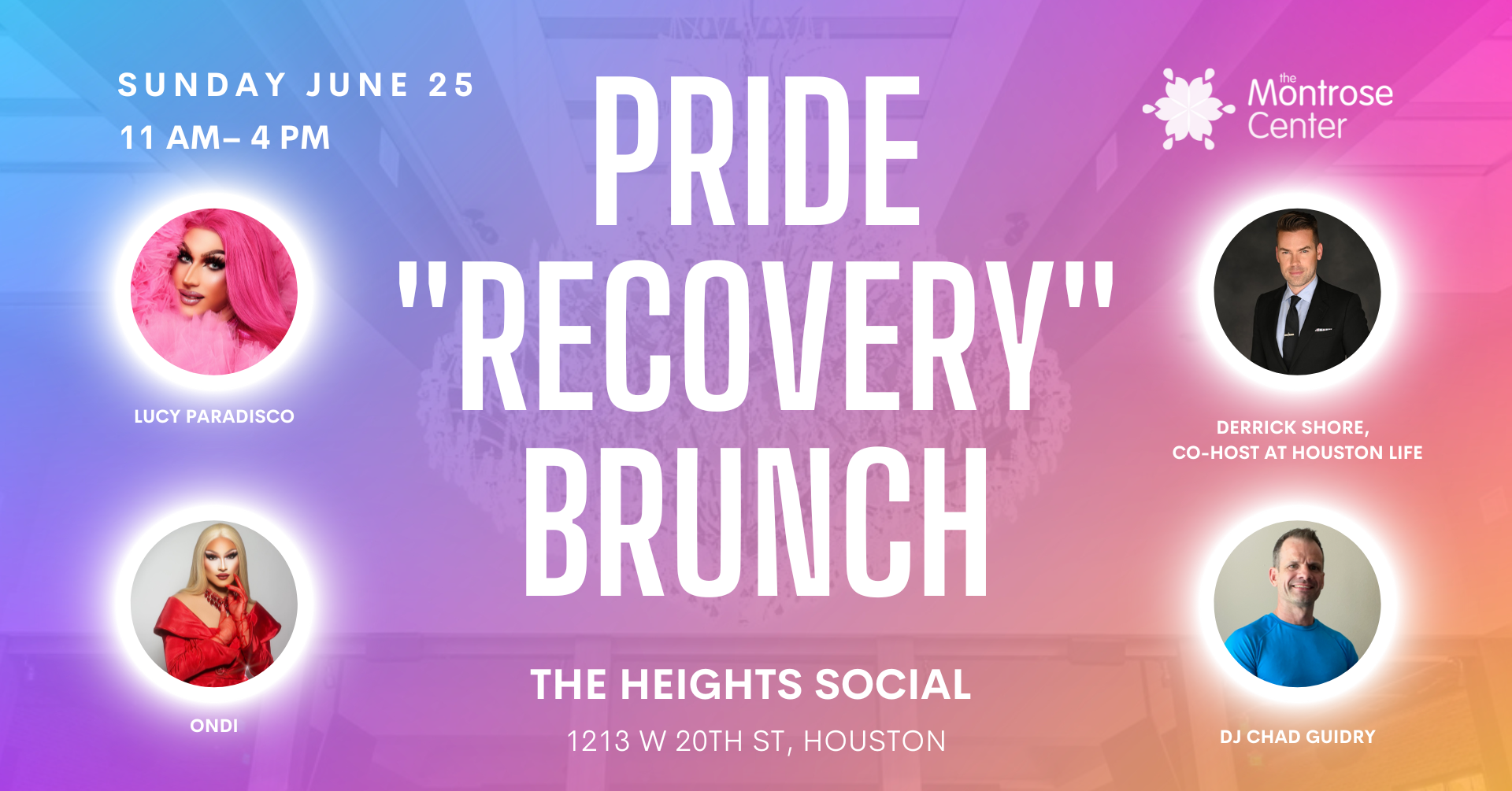 5th Annual Pride "Recovery" Brunch by the Montrose Center